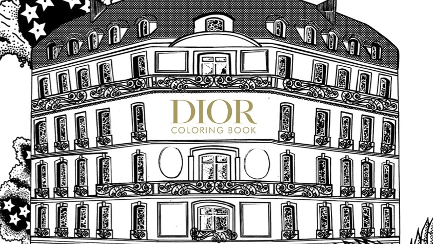 「Dior」がおうち時間を充実させる「塗り絵」を公開！ | TABI LABO