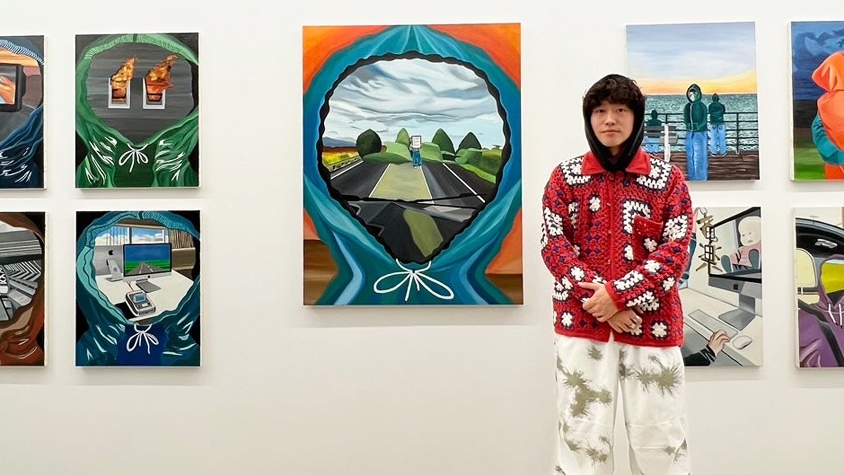 【となりのZ世代】油絵師&ミュージシャン・IRIS SAKAIさん | TABI LABO