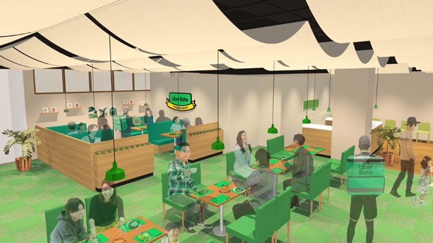 母の日のお祝いも！日本初「Uber Eats ファミレス」が原宿八角館にオープン | TABI LABO