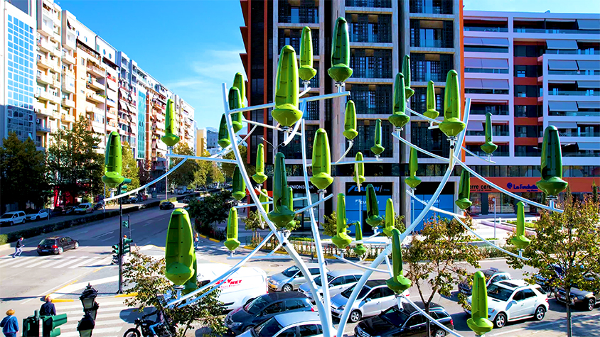 フランスの企業New World Windが、“木のような”風力発電機「Wind Tree」を開発 | TABI LABO