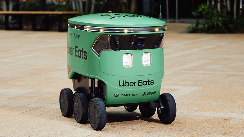 「Uber Eats」がロボットデリバリー導入！アメリカに次いで2か国目に | TABI LABO
