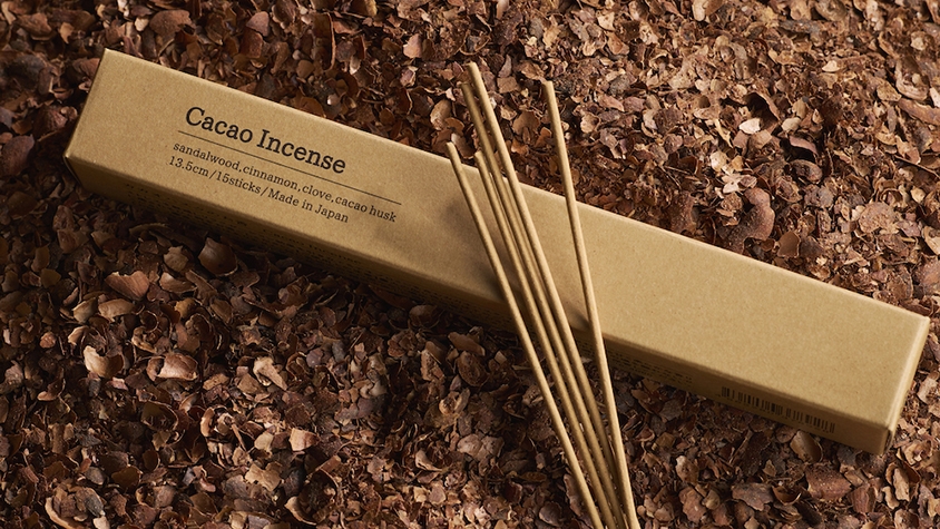 世界初！チョコレート専門店がカカオ豆の外皮から「お香」を作った | TABI LABO